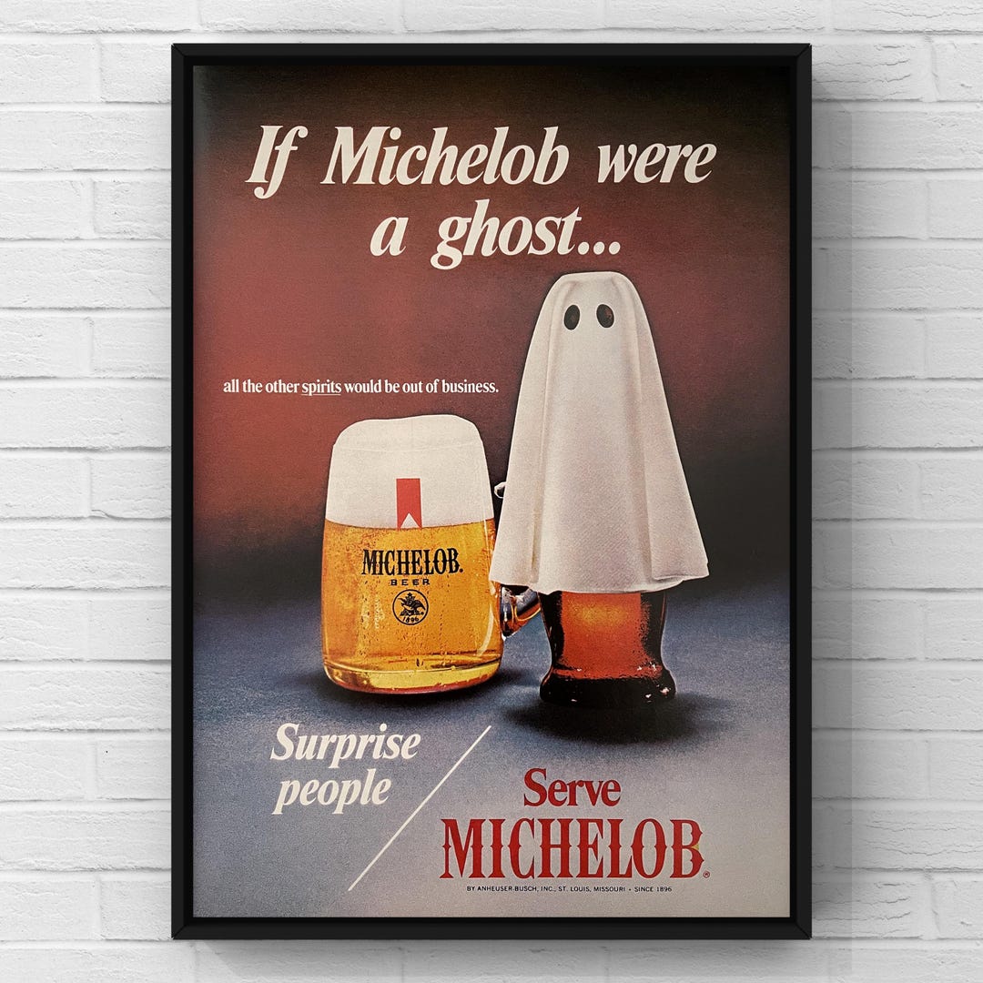 Vintage 1960s Michelob Beer 60s Bar Alcohol Magazine Page Ad Poster ...