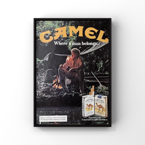 Camel Cigarette Ad - Etsy