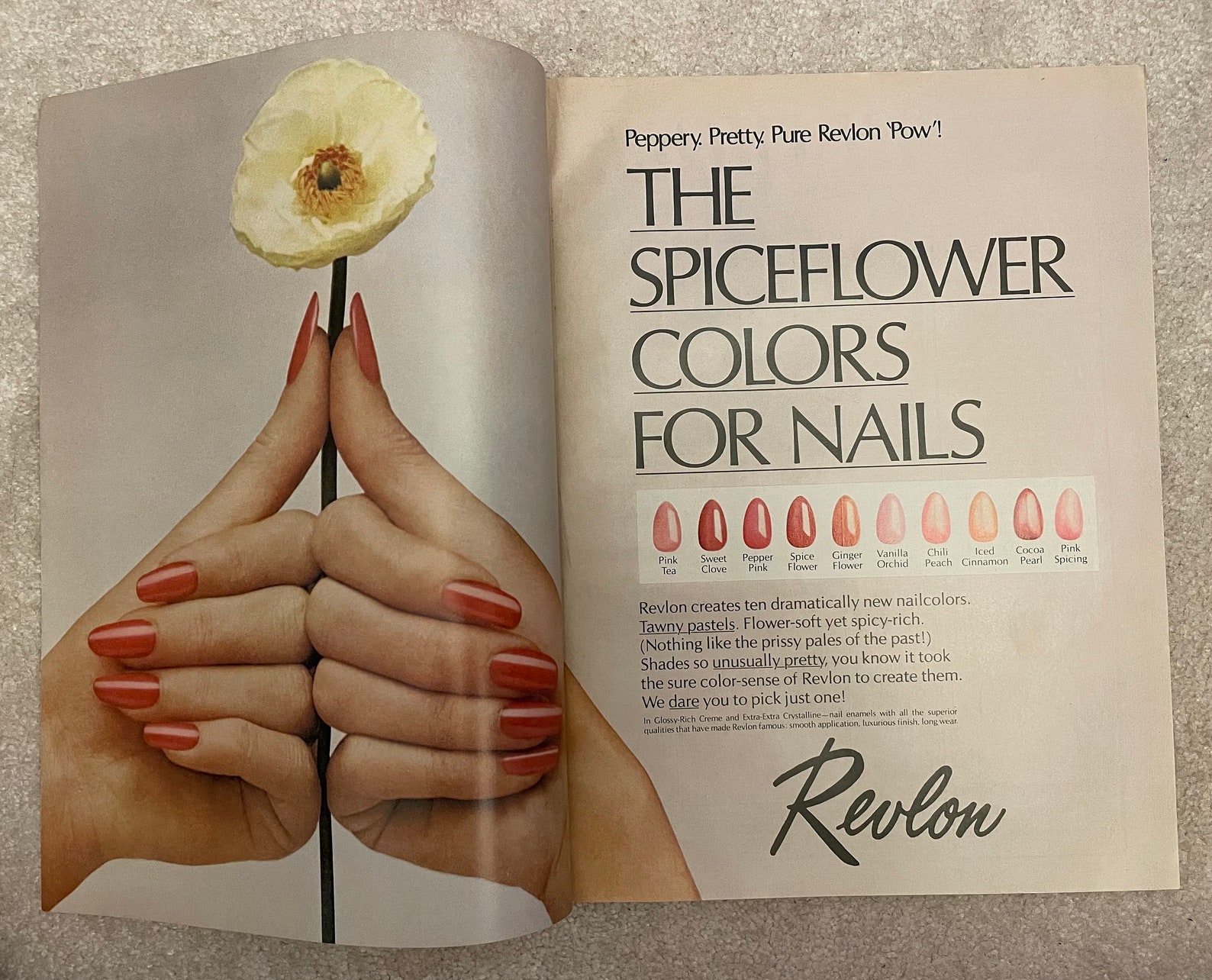 Vintage 1970s GLAMOUR Magazine 70s Retro Book Feb 1974 Makeup Perfume ...