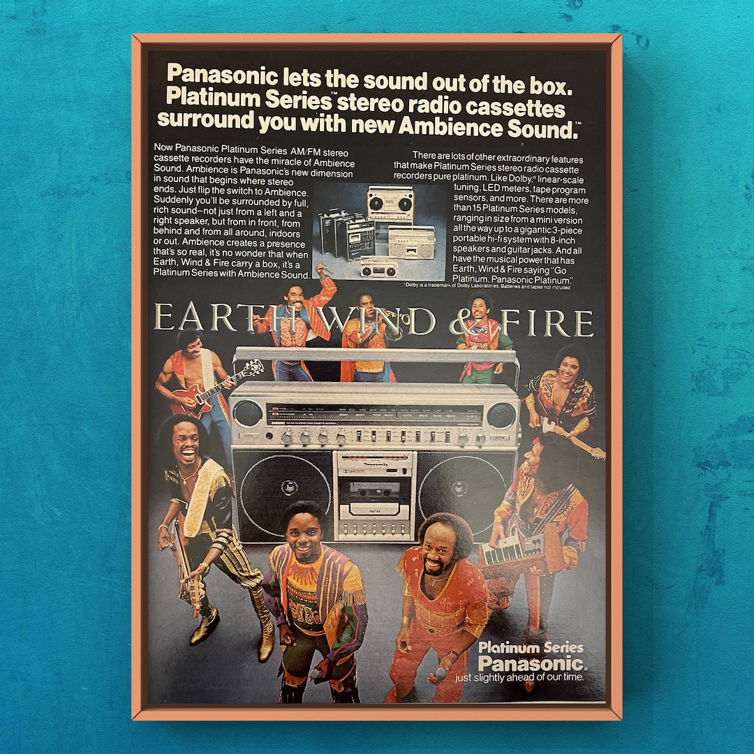 Vintage 1980s Panasonic Stereo Cassette Speakers 80s Tech Magazine Page ...