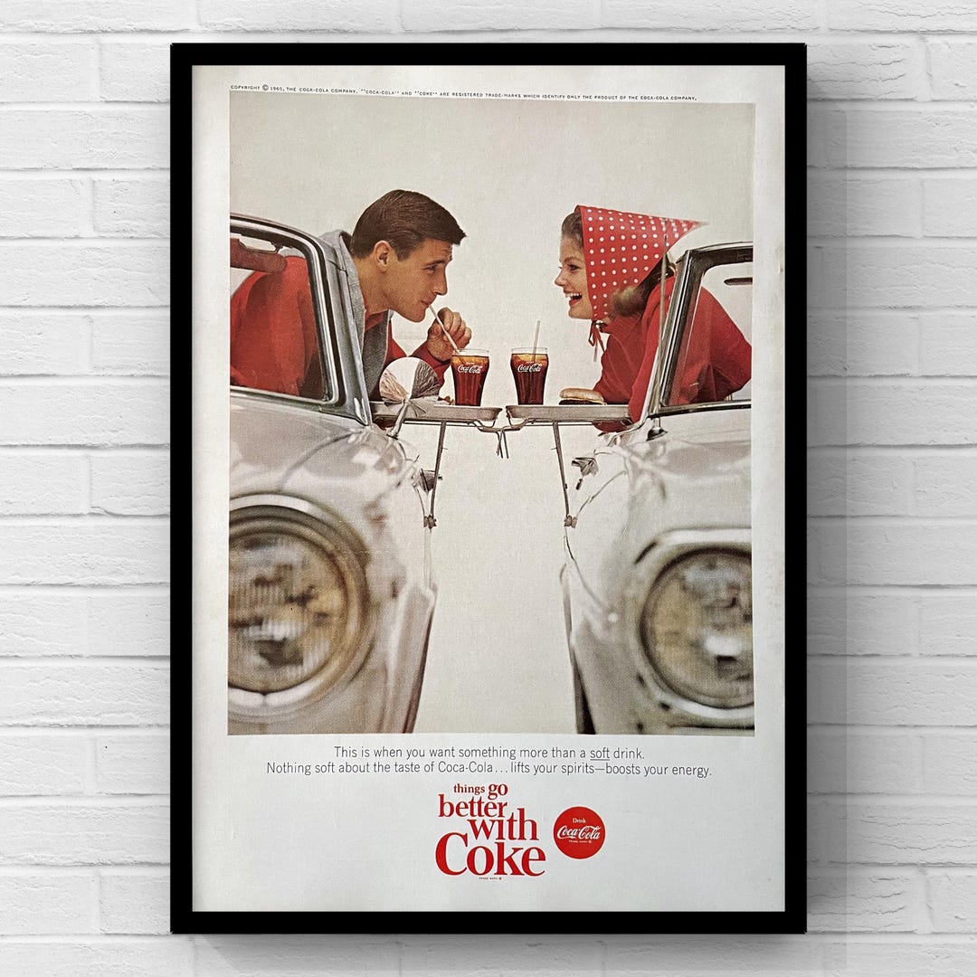 Vintage 1960s Coke Coca Cola Pop 60s Magazine Page Ad Poster Paper ...