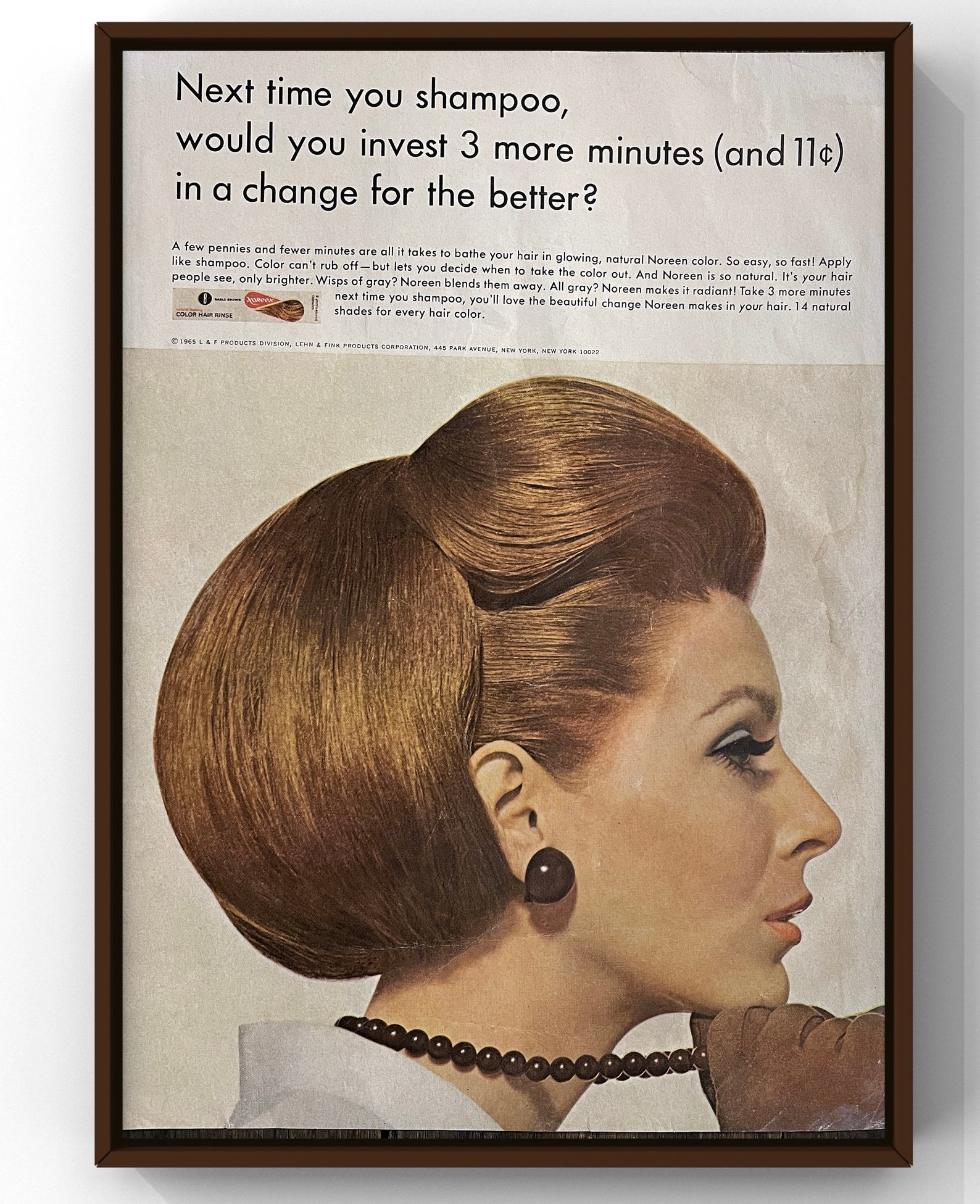 Vintage 1960s Hair Salon Shampoo Colour Rinse 60s Magazine Ad - Etsy