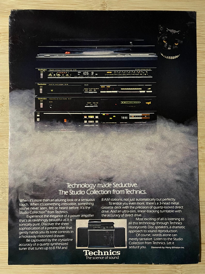 Vintage 1980s Technics Honeycomb Disc Speakers Tech 80s Cat - Etsy