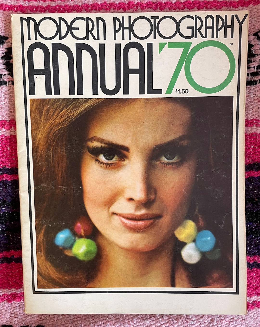 Vintage 1960s Modern Photography Annual 70 Magazine Soft Cover Book 60s ...
