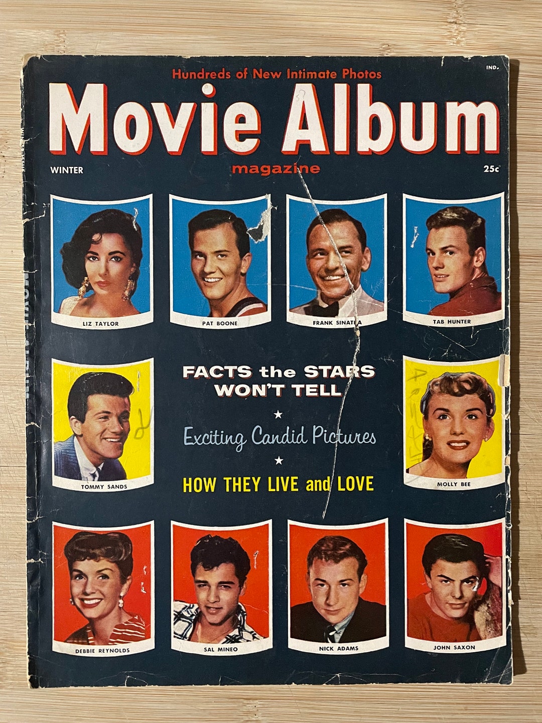 Vintage 1950s Movie Album Magazine Soft Cover Book Retro 50s Wall Art ...