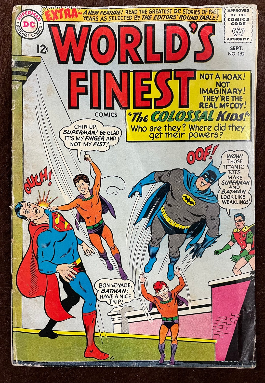 Vintage 1960s Worlds Finest Comics Batman Superman Retro Comic Book the ...