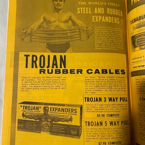Vintage 1960s Weider Body Building Magazine Catalogue 1969 Barbells ...