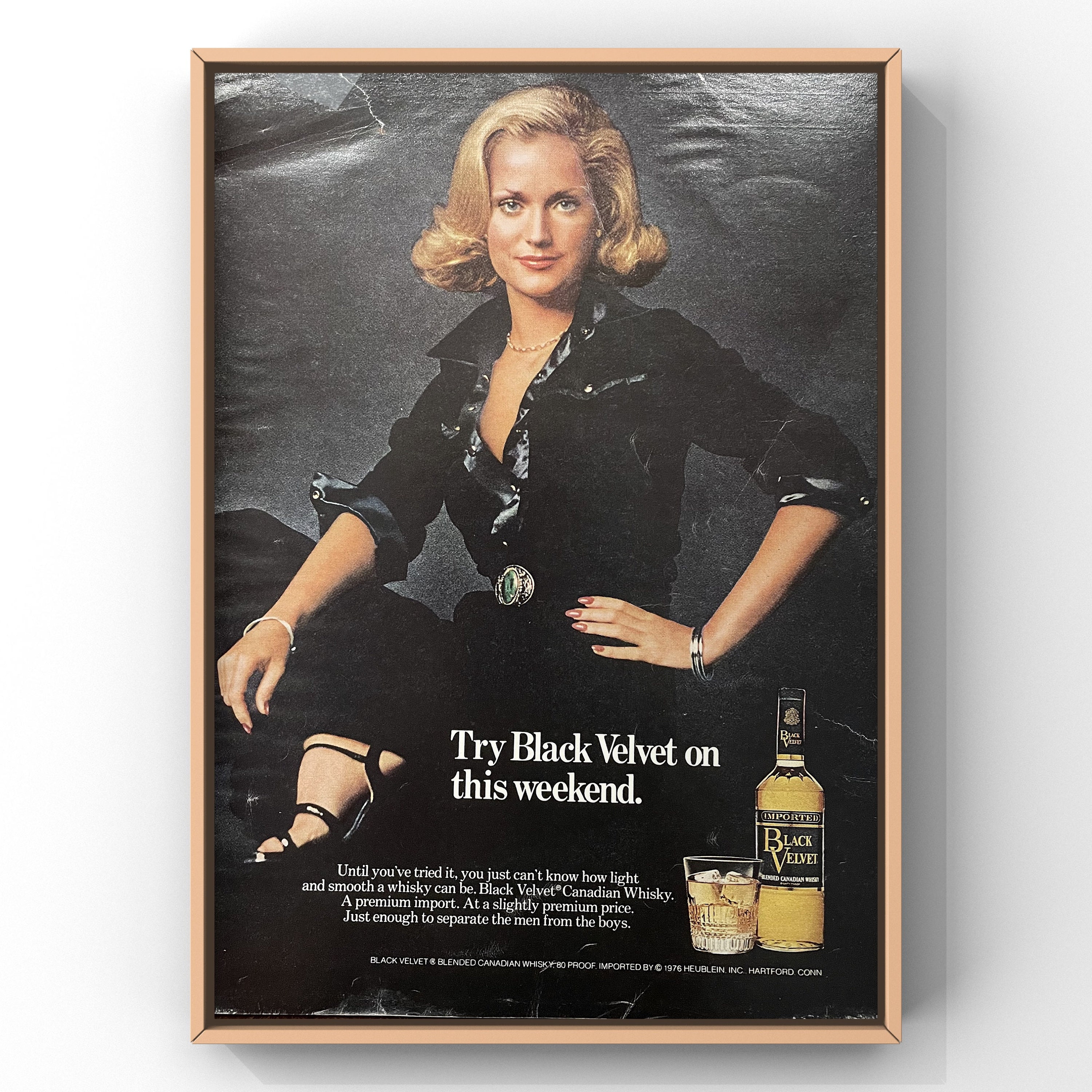 Black Velvet Whiskey Ads