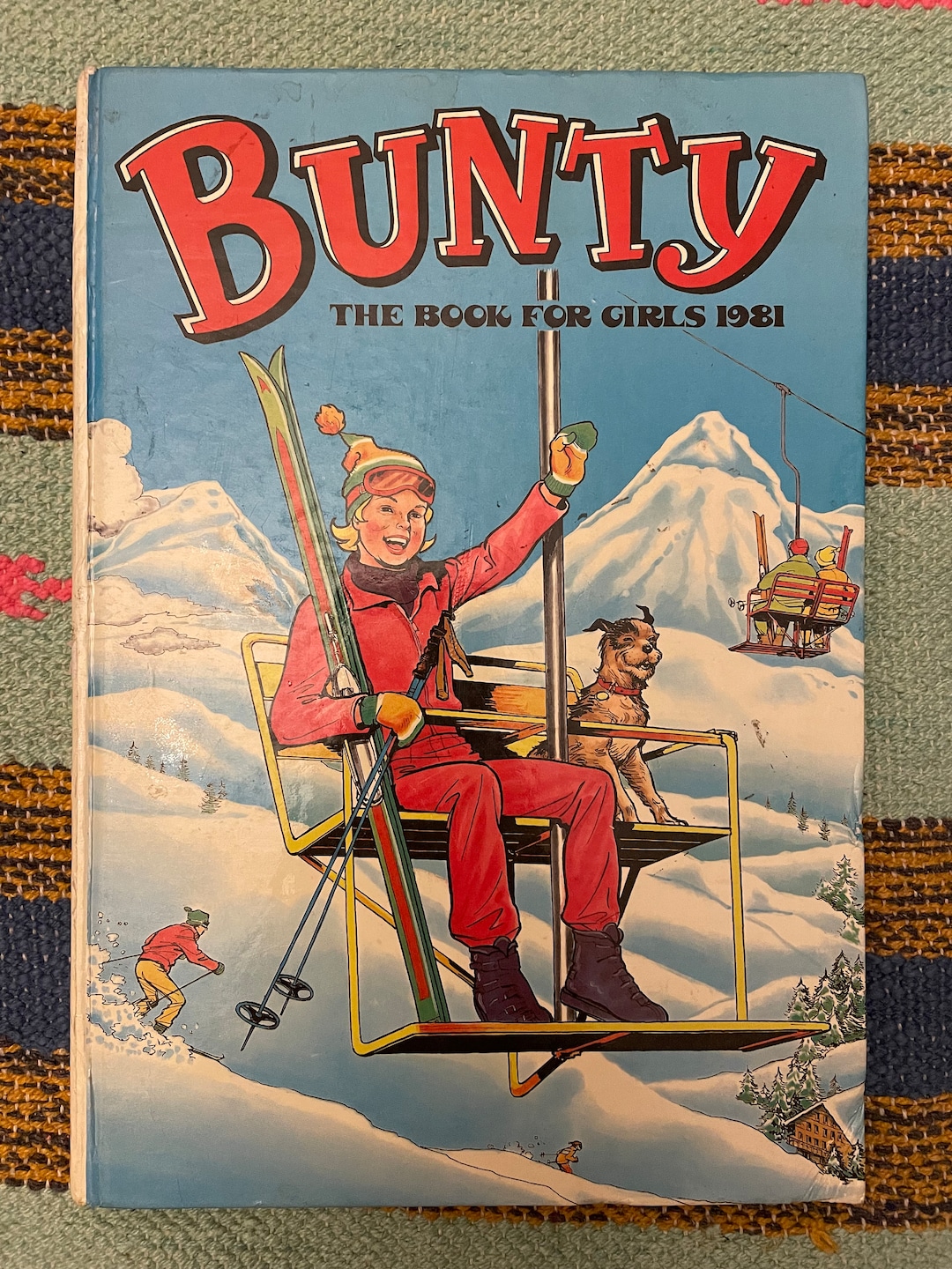 Vintage 1980s Hard Cover Book Bunty for Girls Retro 80s Books Gift Childrens Kids 1981 Comic ...