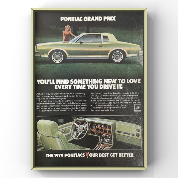 Vintage Pontiac Car - Etsy