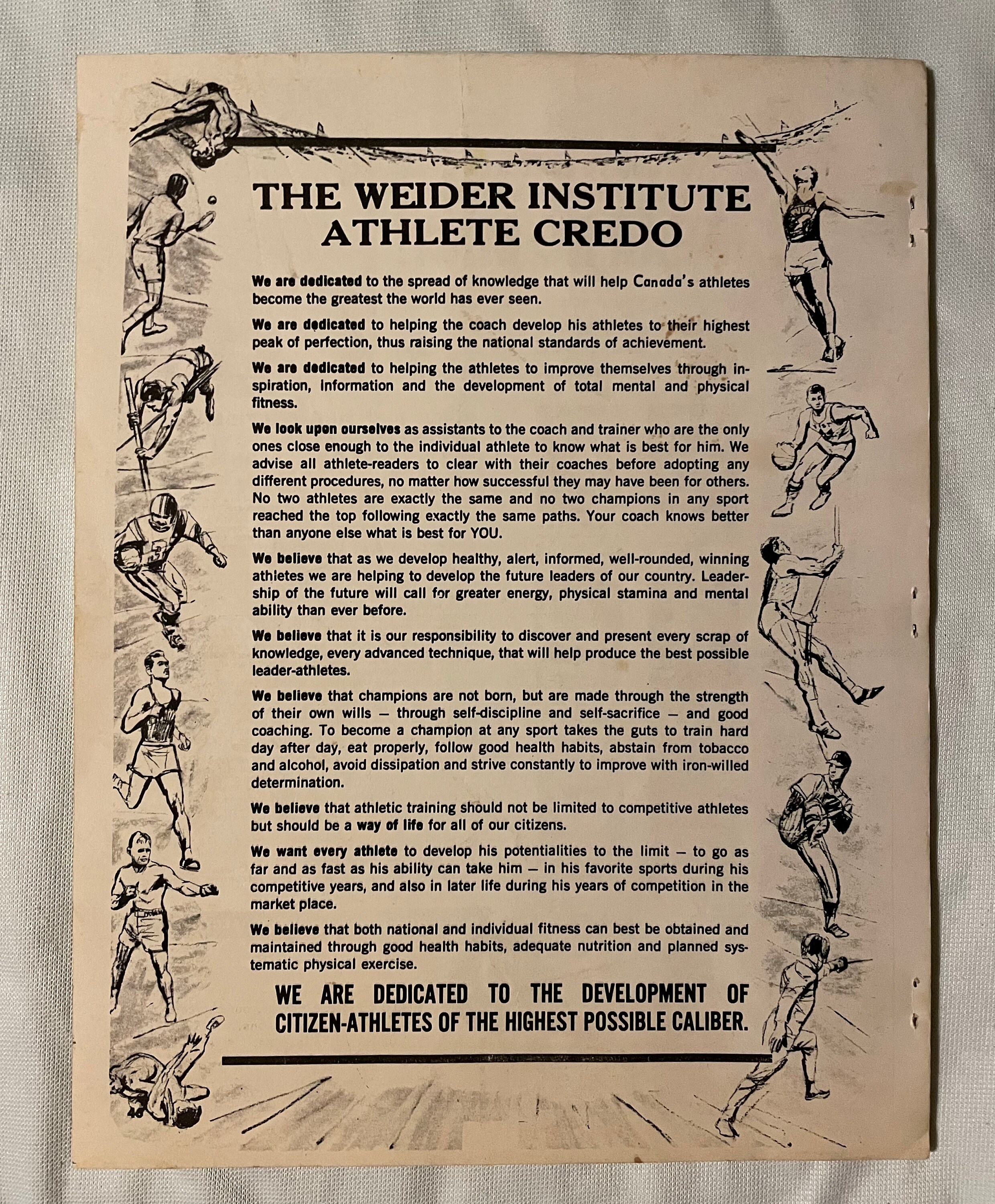 Vintage 1960s Weider Body Building Magazine Catalogue 1969 Barbells ...