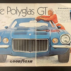 Vintage 1970s Goodyear Tires Car 70s Polyglas GT Viceroy Magazine 2 ...