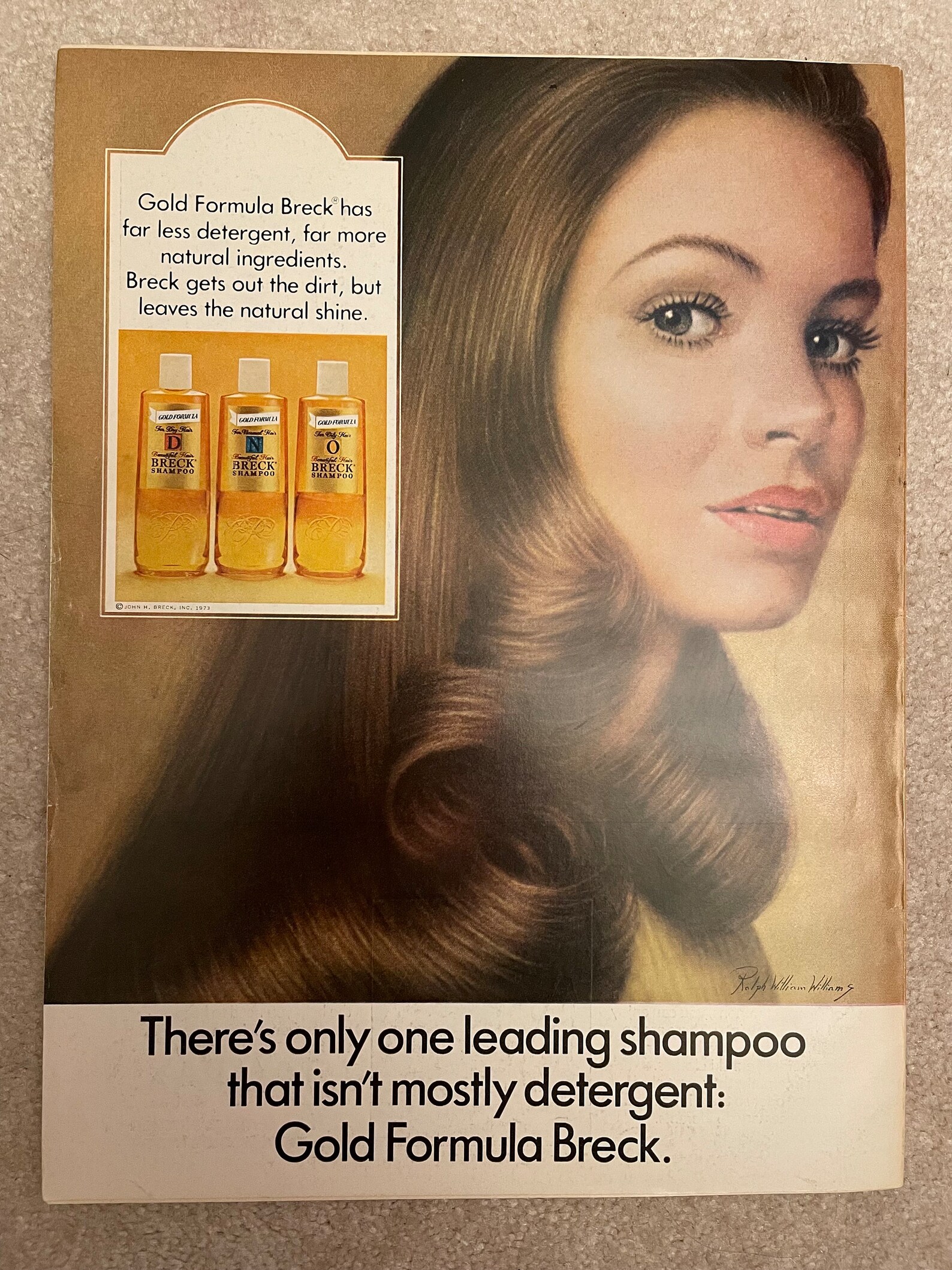 Vintage 1970s GLAMOUR Magazine 70s Retro Book Feb 1974 Makeup Perfume ...