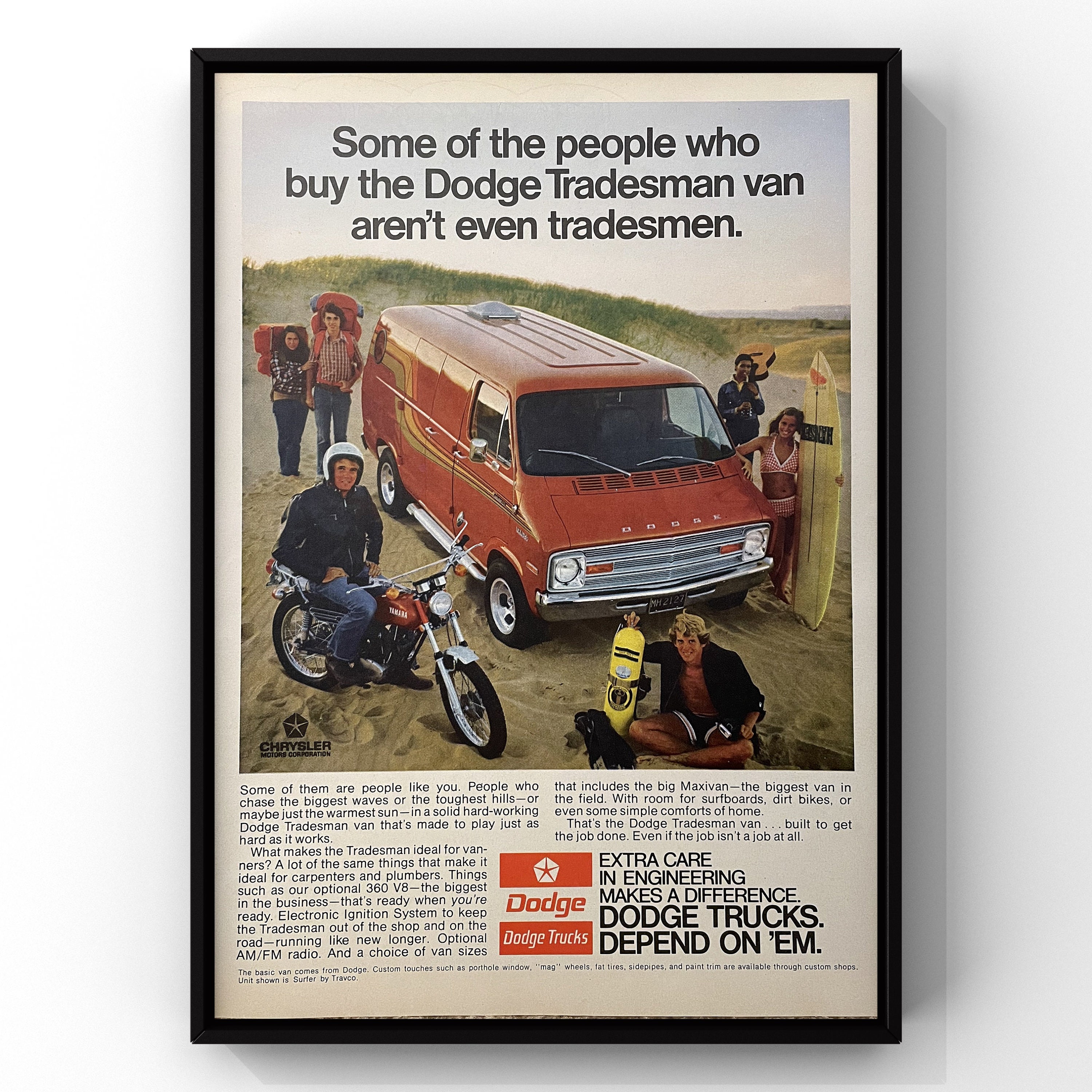 Vintage 1970s Dodge Trucks 70s Truck Car Magazine Ad Poster - Etsy