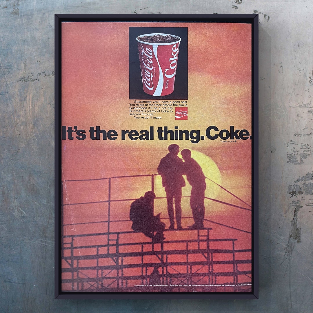 Vintage 1970s Coke Cola Soda Pop 70s Sunset Coca-cola Magazine Page Ad ...