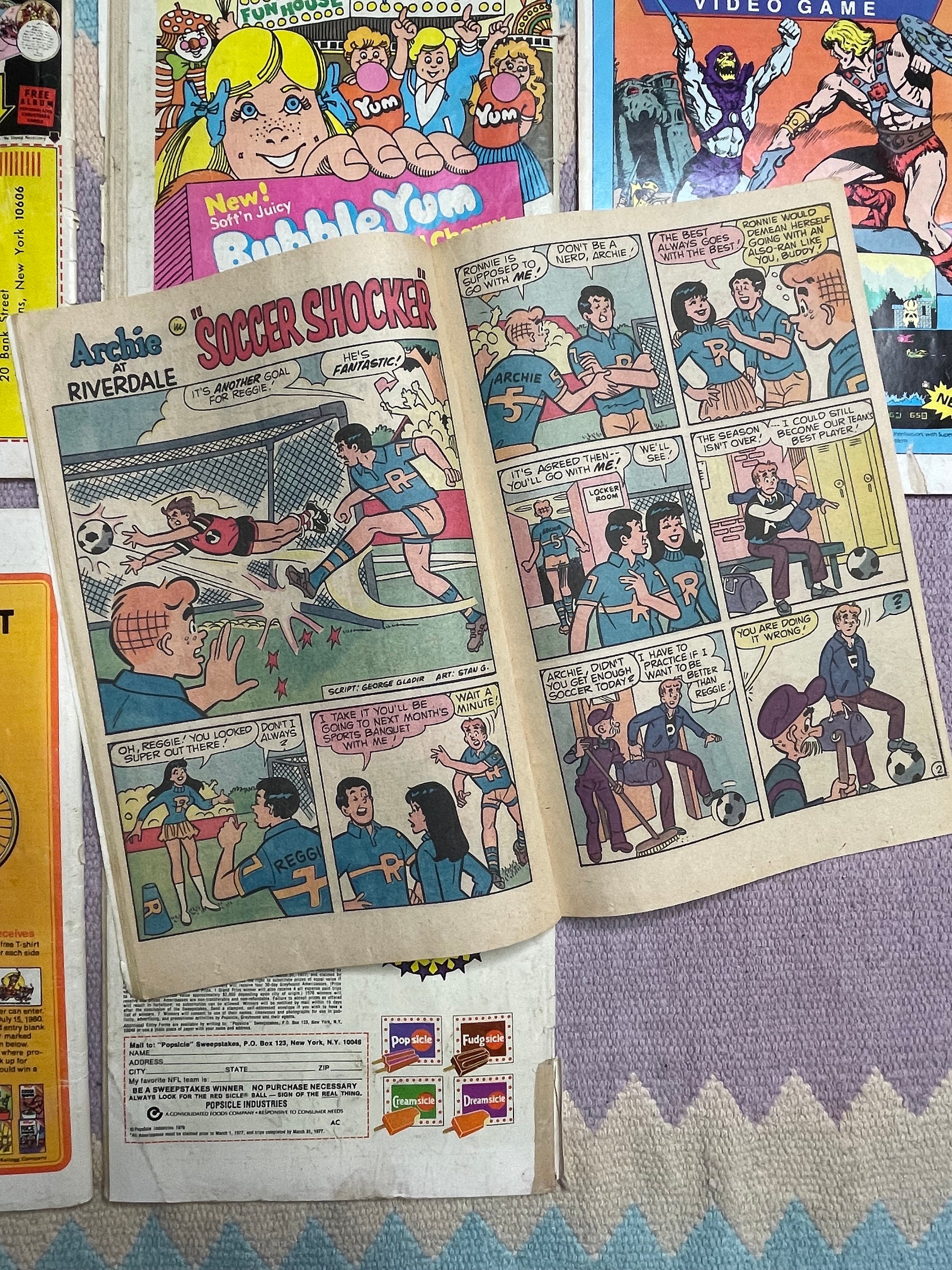 Vintage 1970s 1980s Archie at Riverdale High Lot PEP Funny Comic Book ...