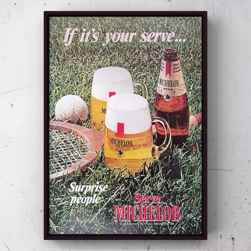 Vintage Beer Ad - Etsy