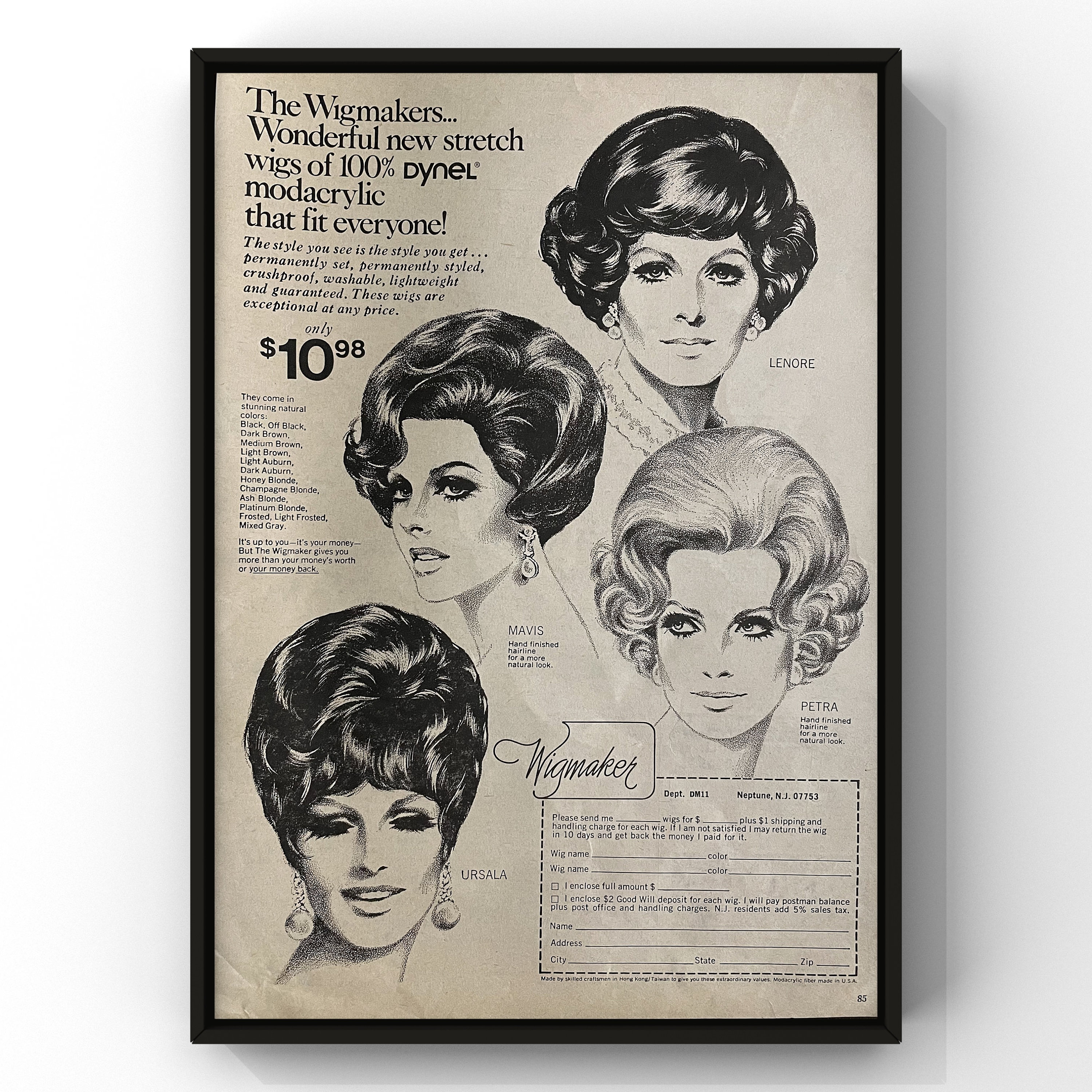 Vintage 1970s Wigs Hairstyles Salon 70s Wig 70s Haircuts - Etsy