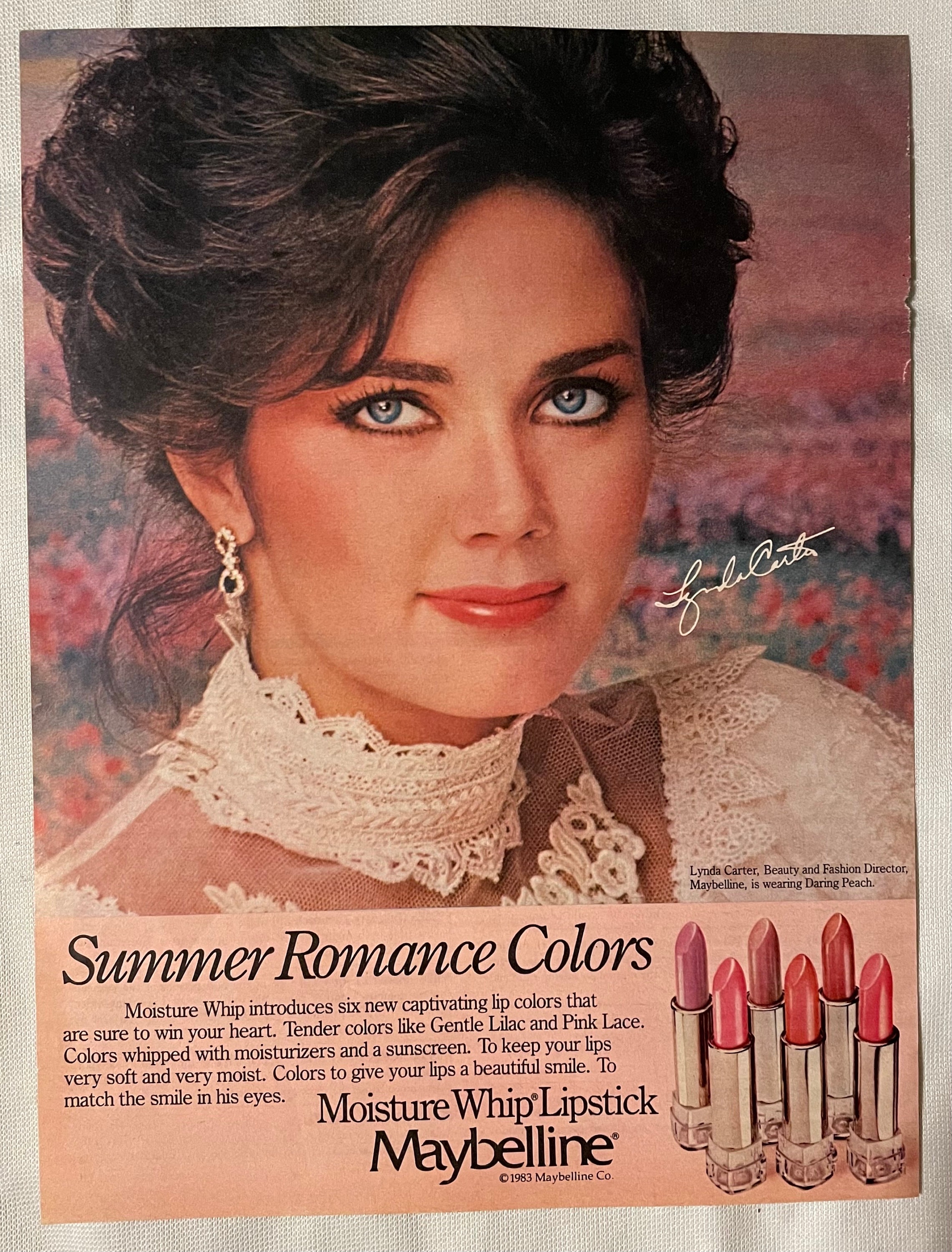Maybelline Lipstick Ad