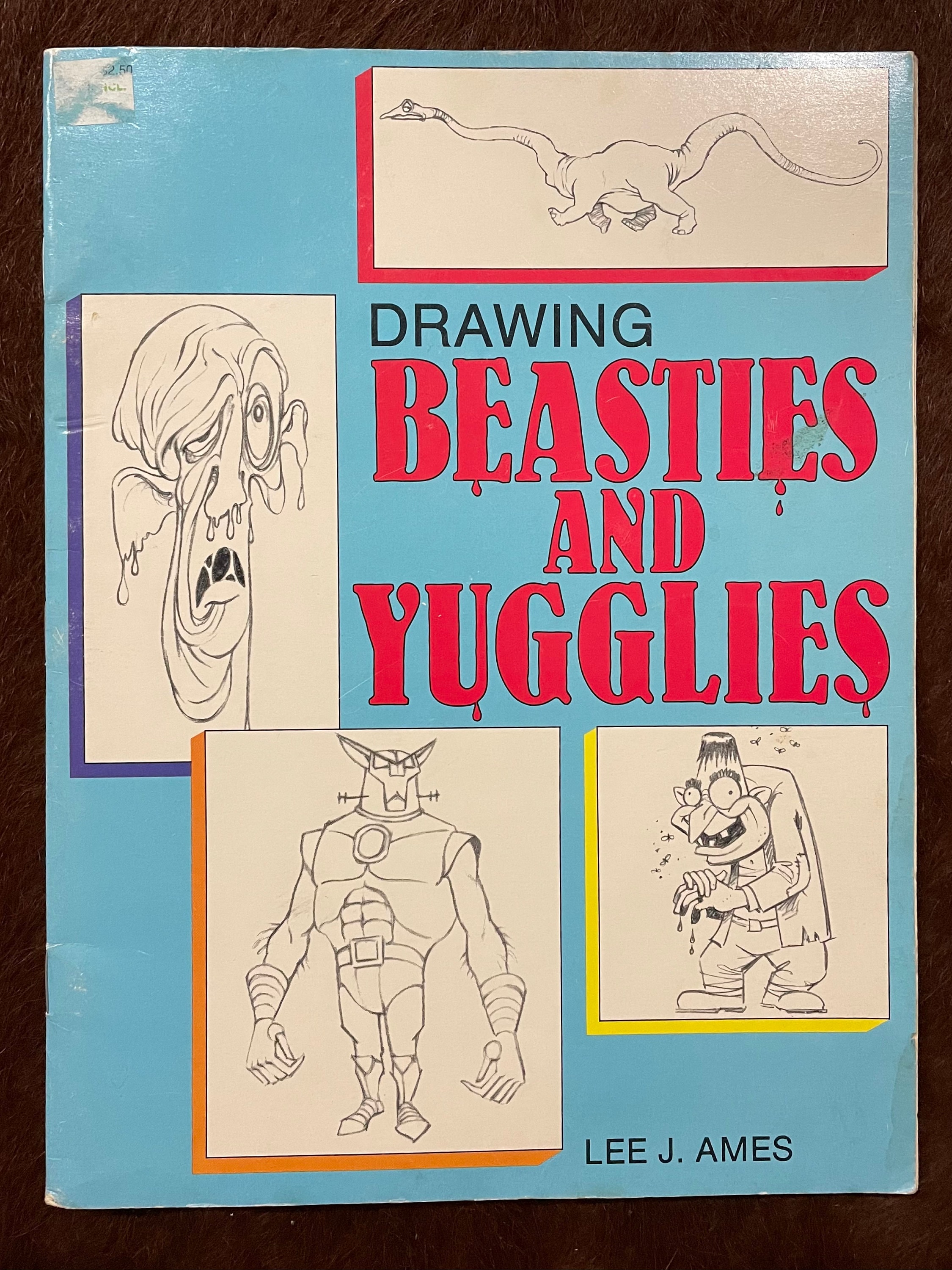 Vintage 1980s Soft Cover Drawing Art Book Drawing Beasties and Yugglies ...