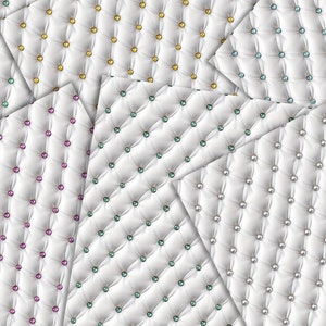 Tufted Beads Pattern Digital Paper-quilted Backgrounds, Tufted Digital ...