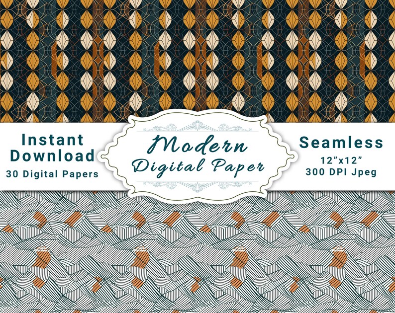 Modern Digital Paper, Printable Papers, Digital Printable Paper ...
