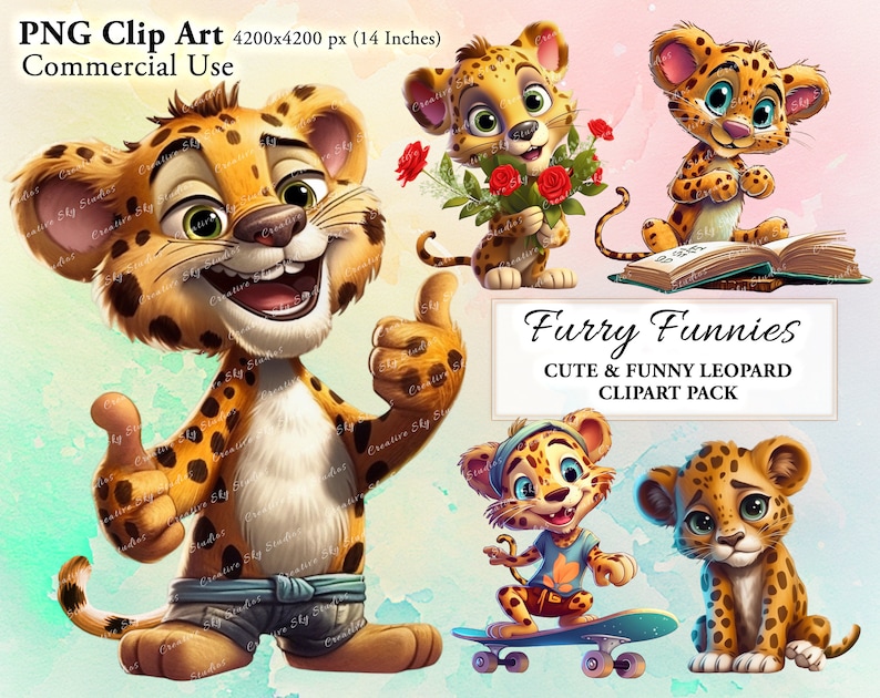 Sweet Nursery Leopard, Leopard Clip Art, Leopard Png, Funny Leopard ...