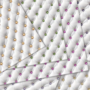 Tufted Beads Pattern Digital Paper-quilted Backgrounds, Tufted Digital ...