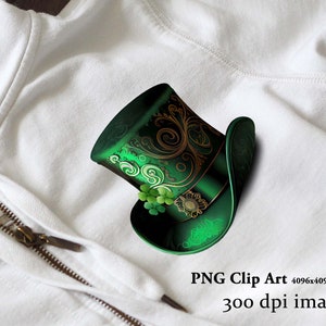 6 Lucky Green Elf Hat Clipart, Sublimation, Transparent PNG, Full ...
