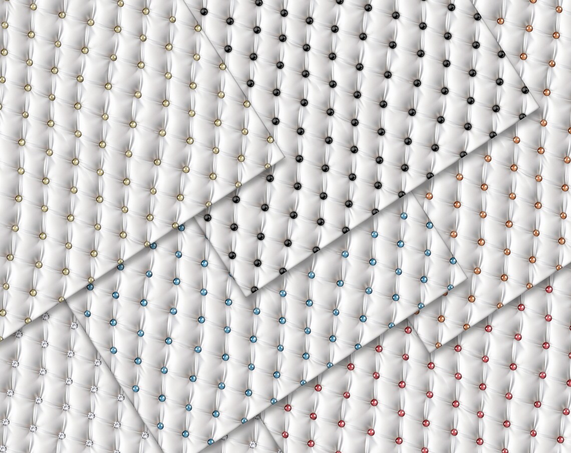 Tufted Beads Pattern Digital Paper-quilted Backgrounds, Tufted Digital ...