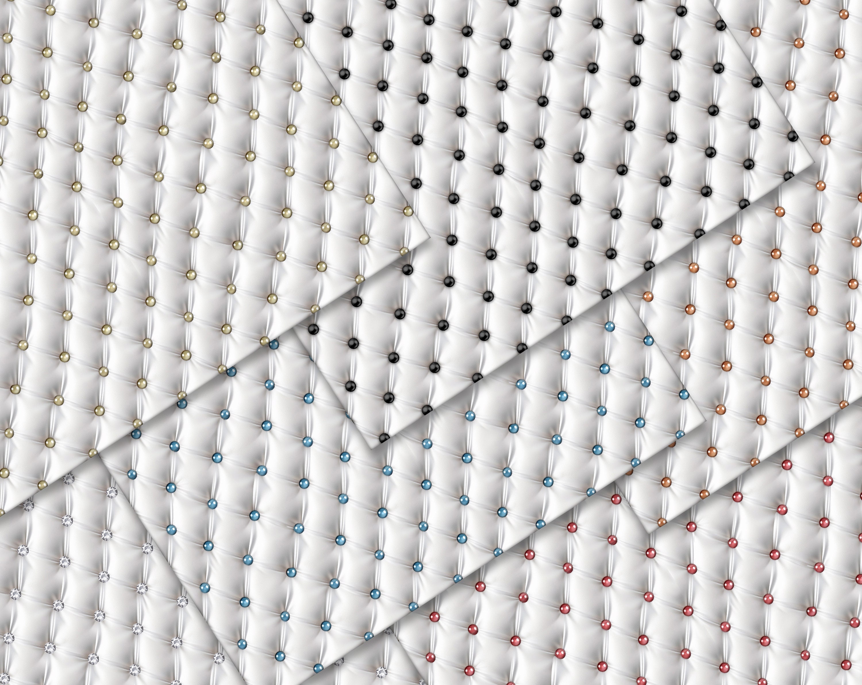 Tufted Beads Pattern Digital Paper-quilted Backgrounds, Tufted Digital ...