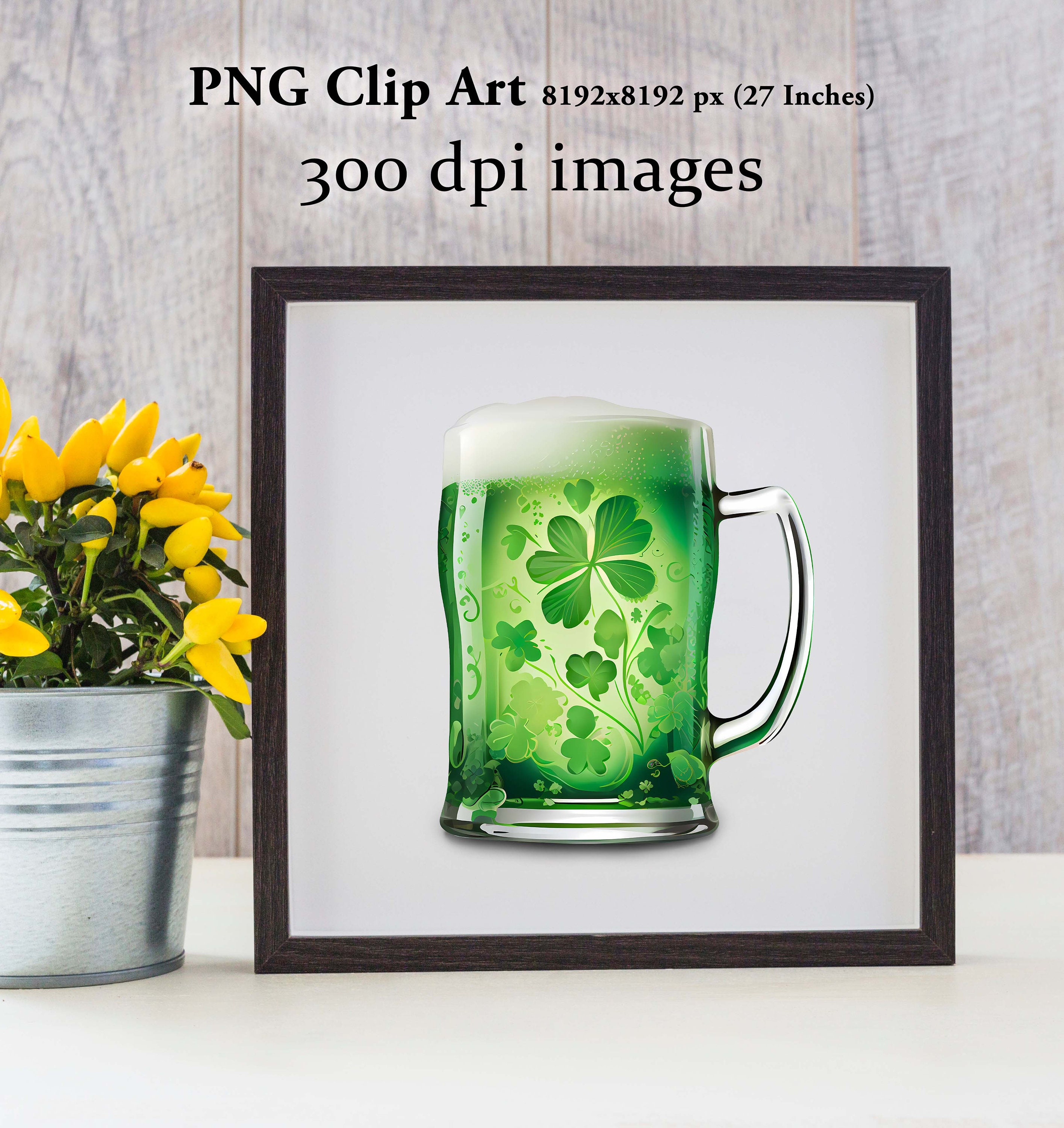 6 Lucky Sips Green Beer Mug Clip Art, Sublimation, Transparent PNG ...