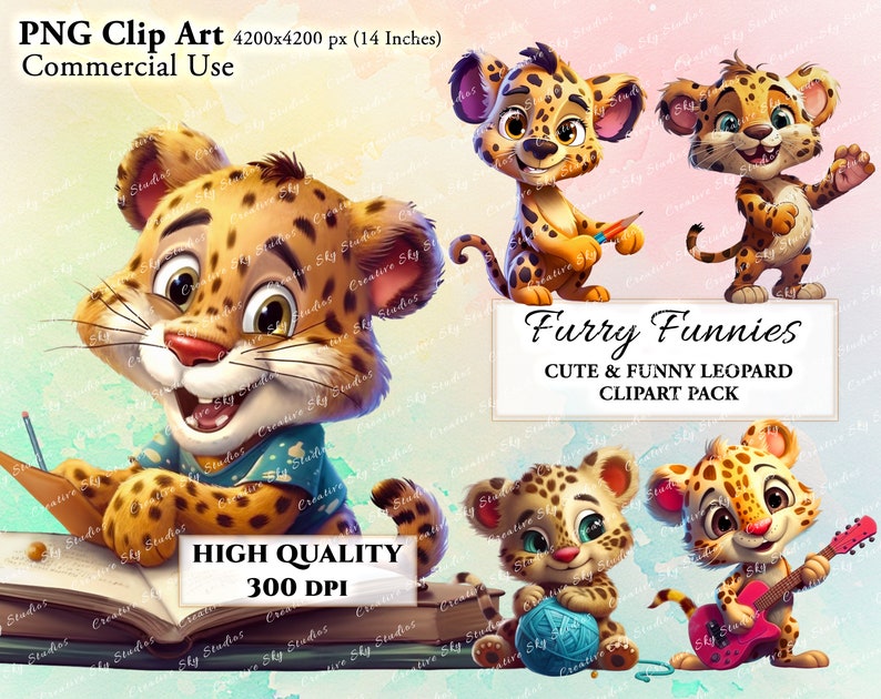 Sweet Nursery Leopard, Leopard Clip Art, Leopard Png, Funny Leopard ...