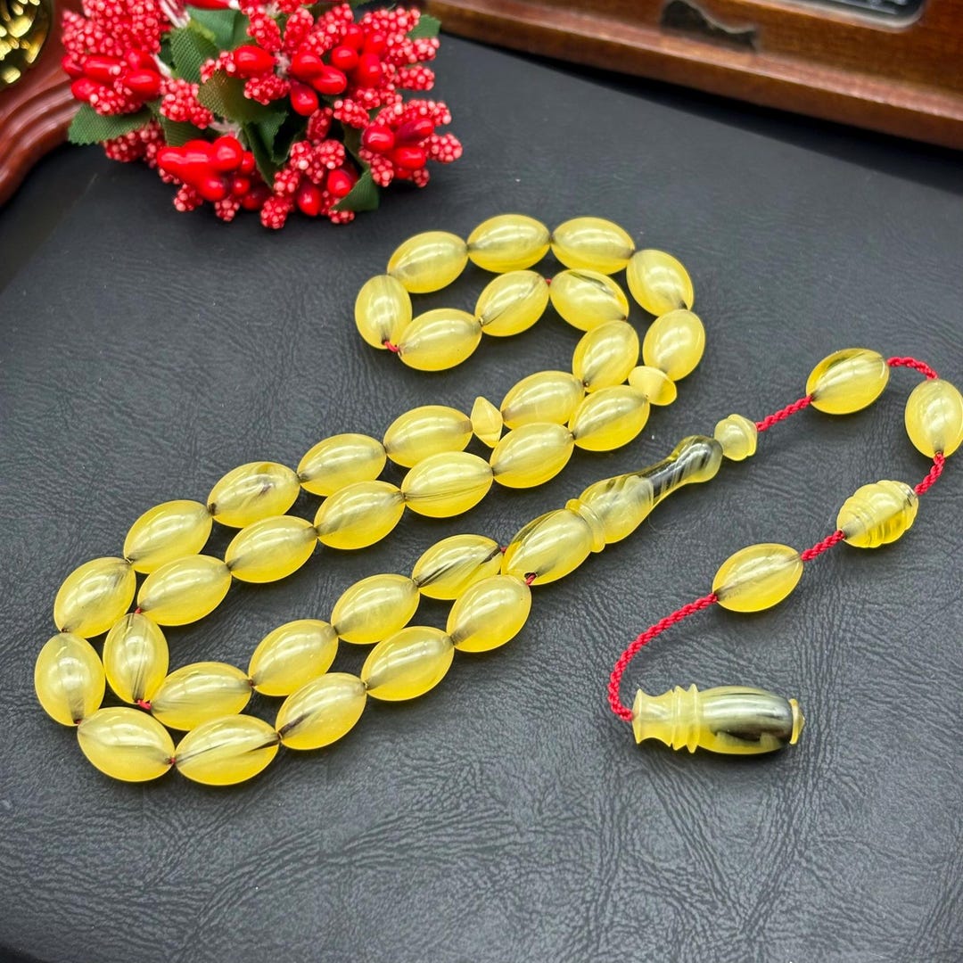 Faturan Handmade Islamic Prayer 33 Beads Rosary,tasbih, Misbaha ...