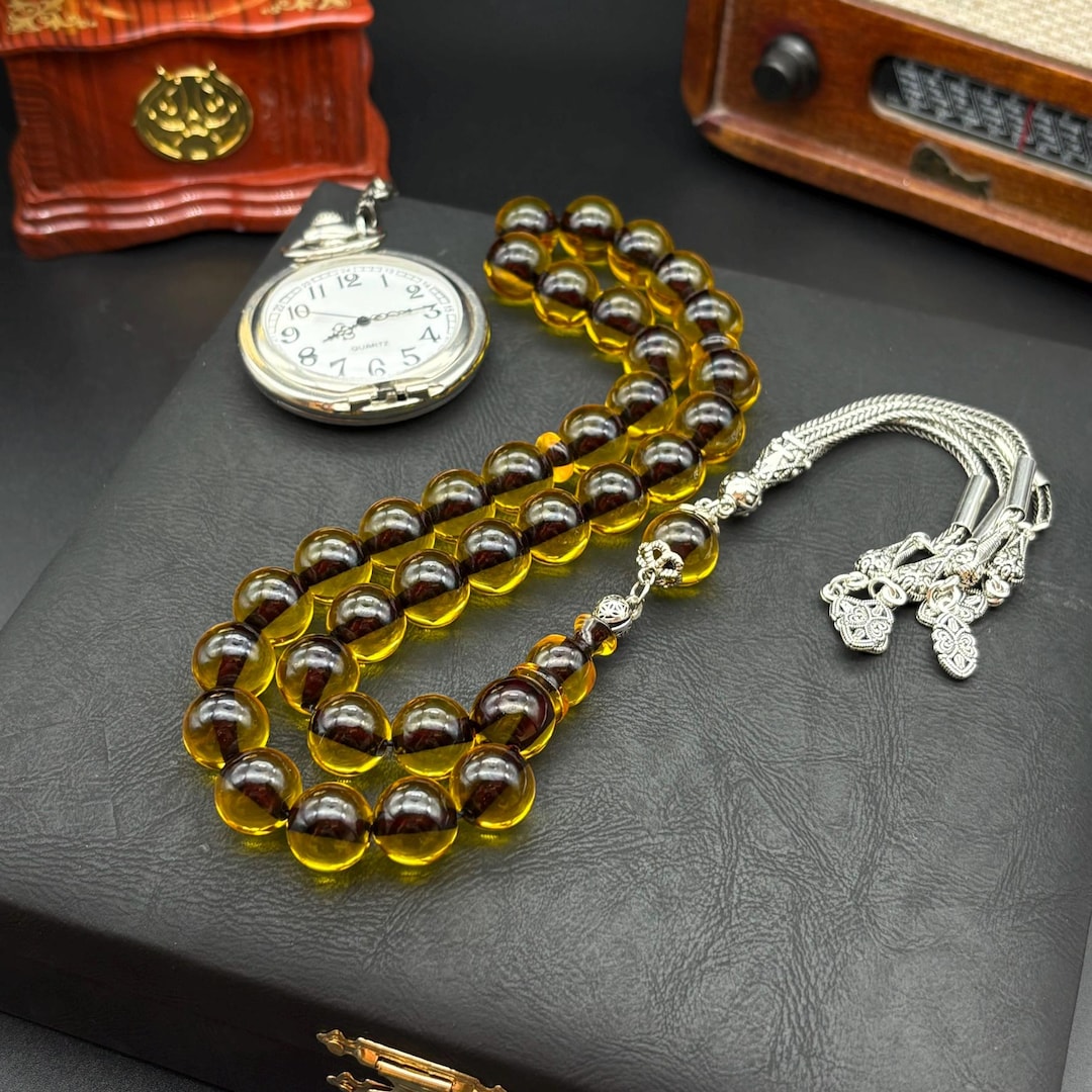 Faturan Handmade Islamic Prayer 33 Beads Rosary,tasbih, Misbaha ...