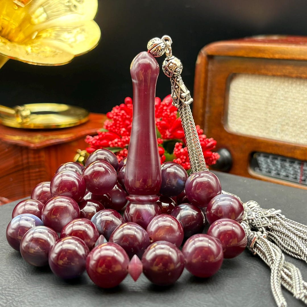 Faturan Handmade Islamic Prayer 33 Beads Rosary,tasbih, Misbaha ...