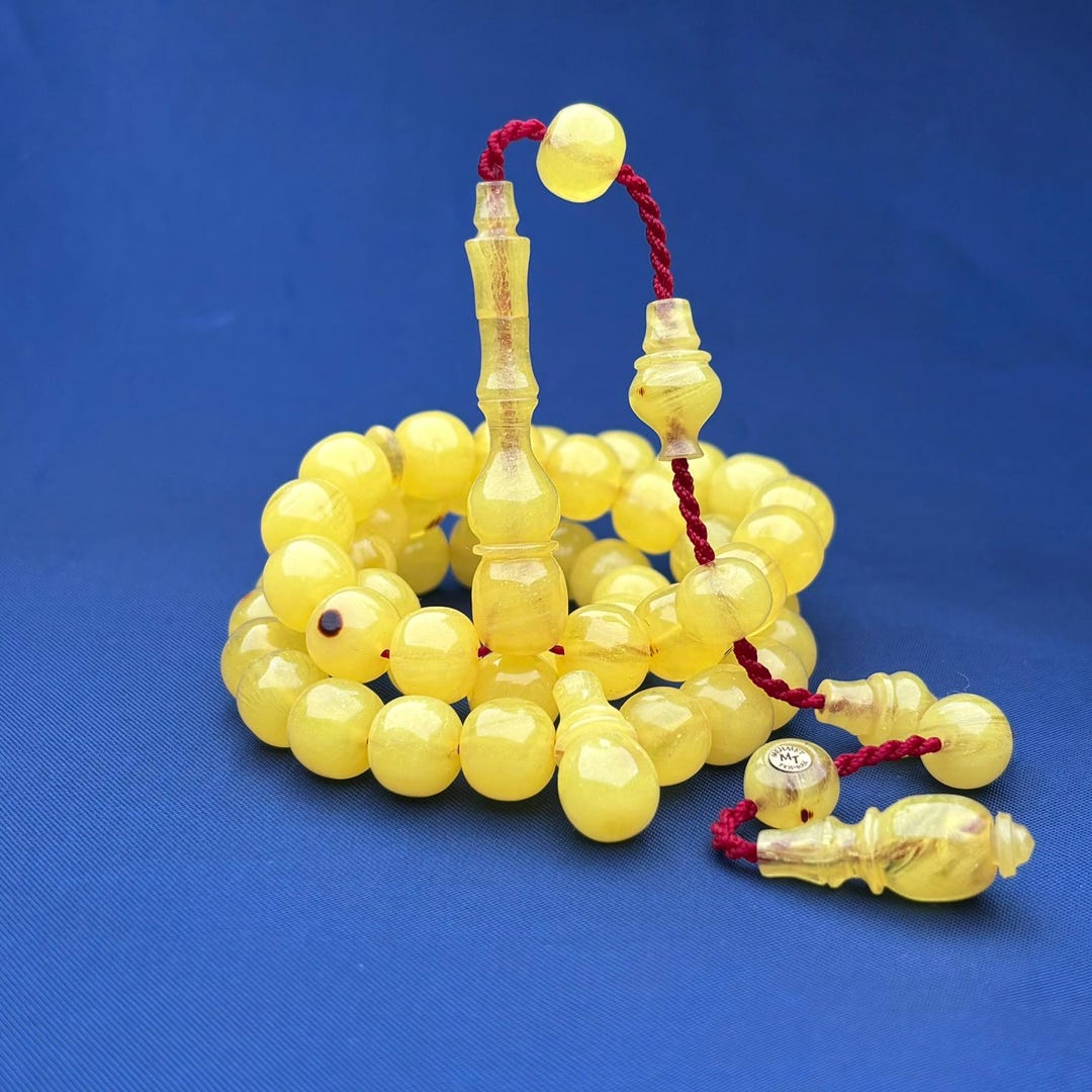 Vintage Bakelite, Old Sibha, Misbaha, 45 Beads, Islamic Beads, Mesabeeh ...