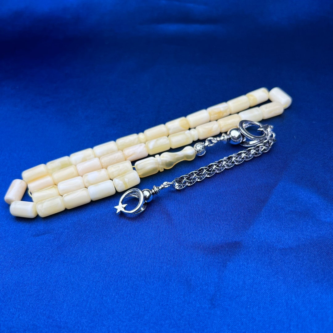 Royal Baltic Amber Islamic Prayer, 33 Beads Amber, 16 Gr Prayer Beads ...