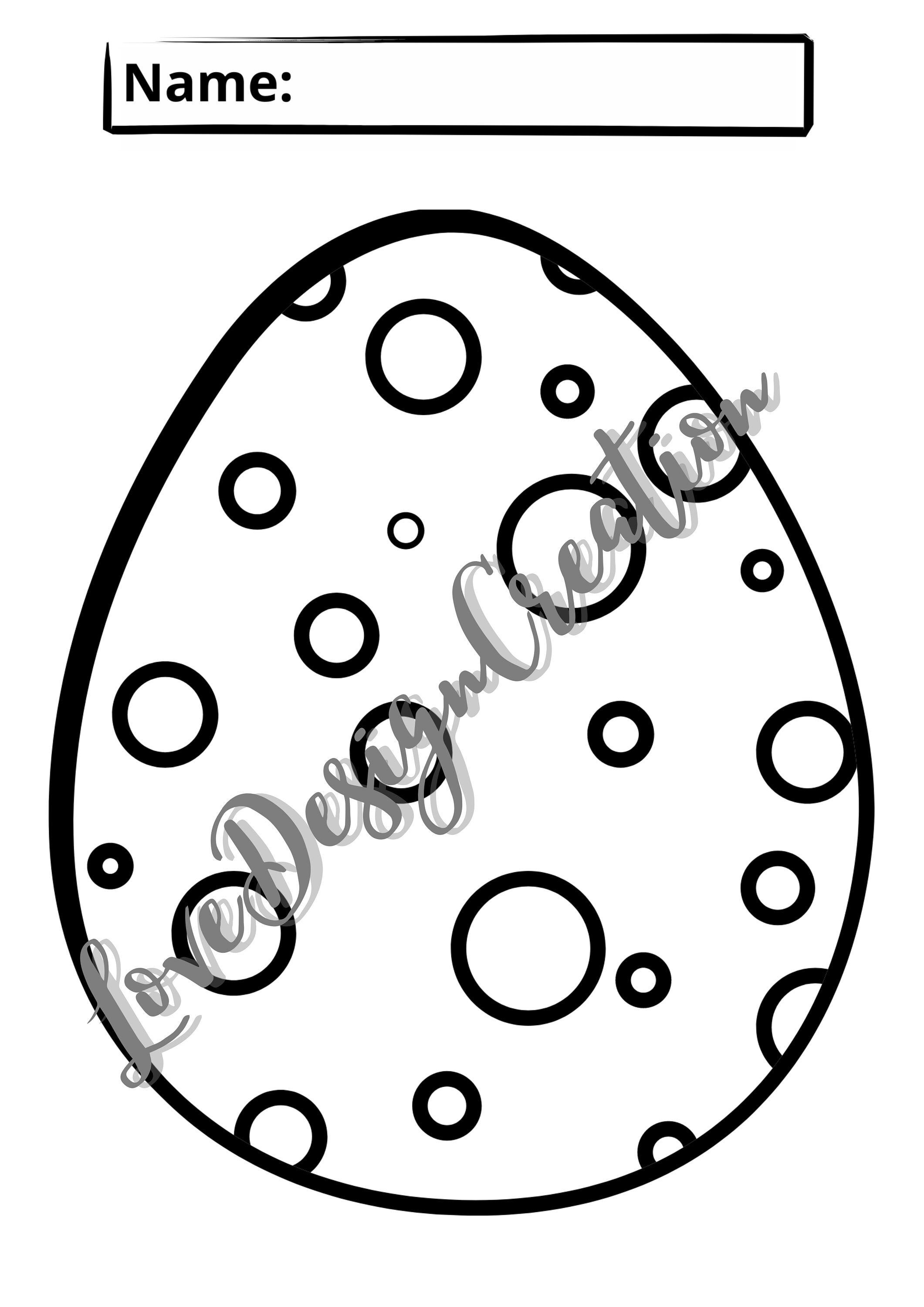 Easter Coloring Pages Printable Printable Vertical Pages for Easter PDF ...