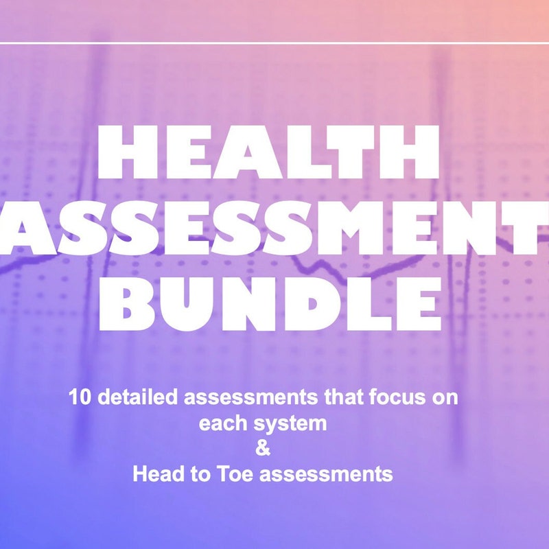 Nursing Assessment - Etsy