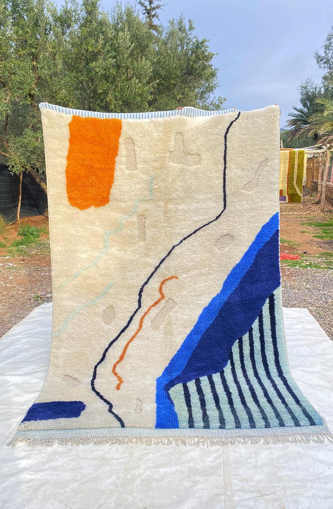 Tapis Beni Mrirt , Moroccan Rug, Berber Carpet, Wool Rug, Handmade Rugs ...