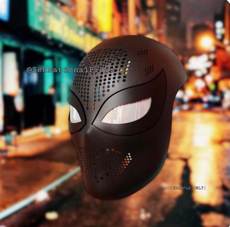 Spider-man Cosplay Face Shell Commission for PHYSICAL Item (READ ...