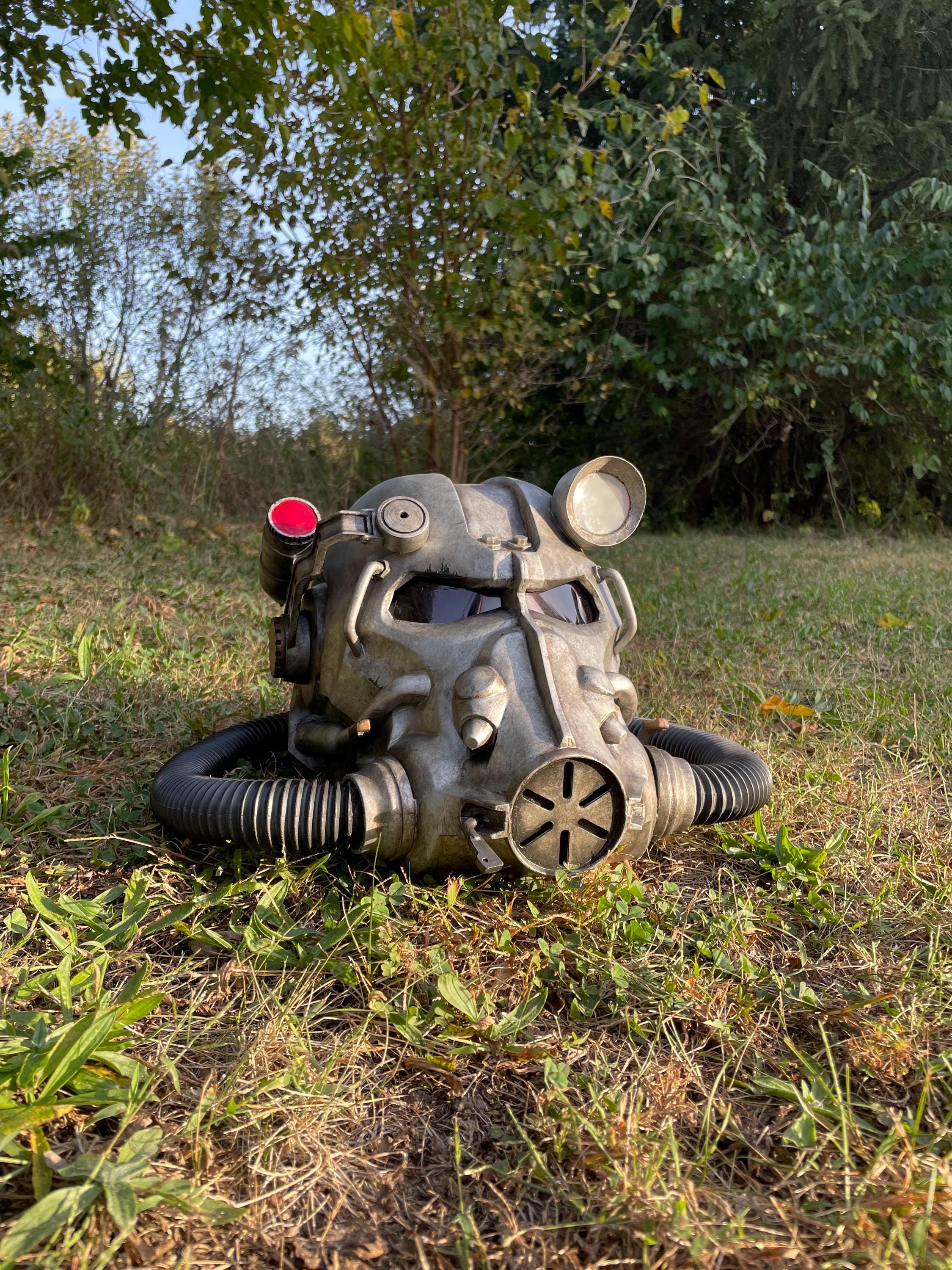 Fallout T-60 Power Armor Helmet – 3D Printed With Functional Lights - Etsy