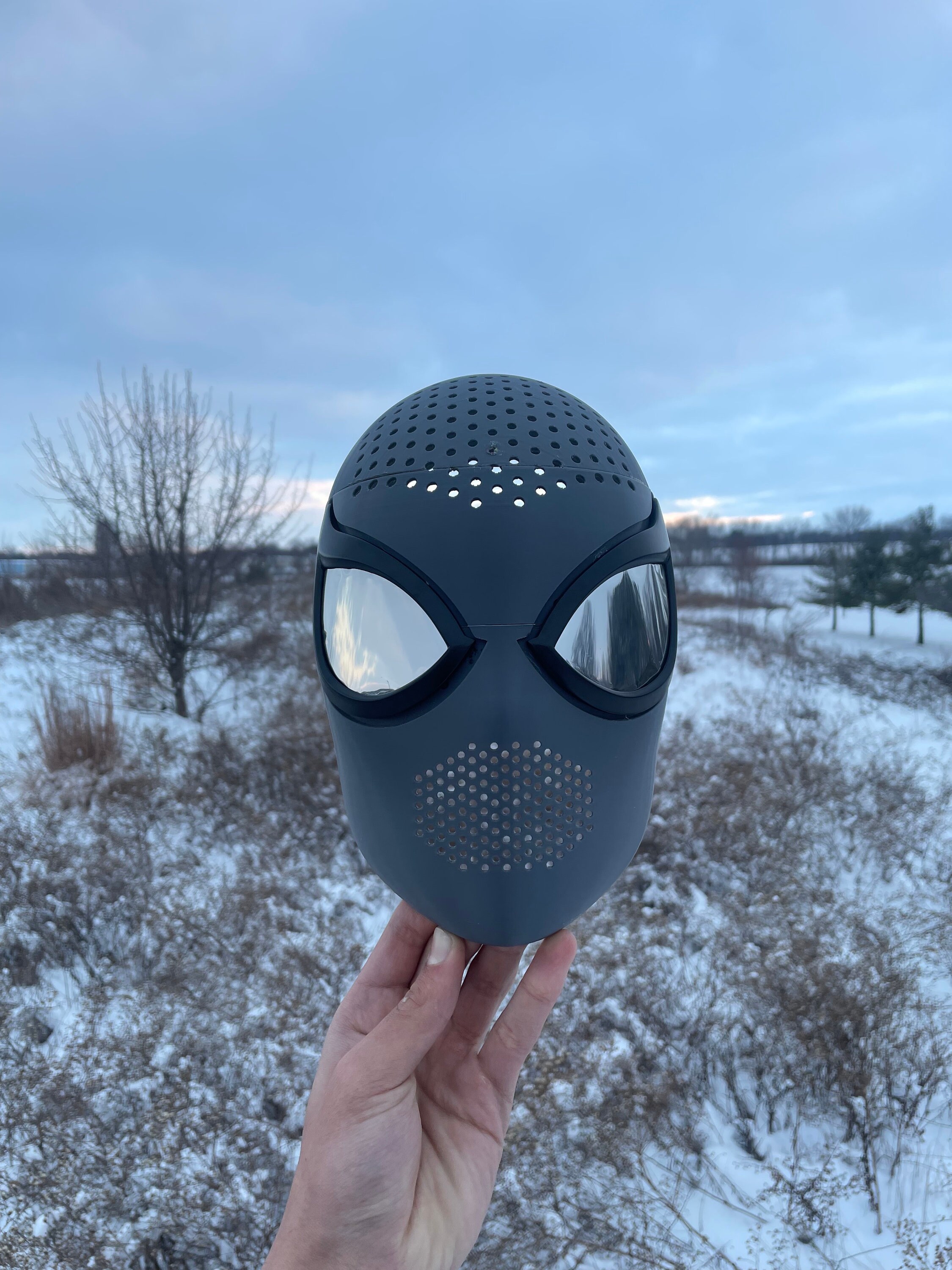 3D Printed Spider-man Faceshell - Etsy