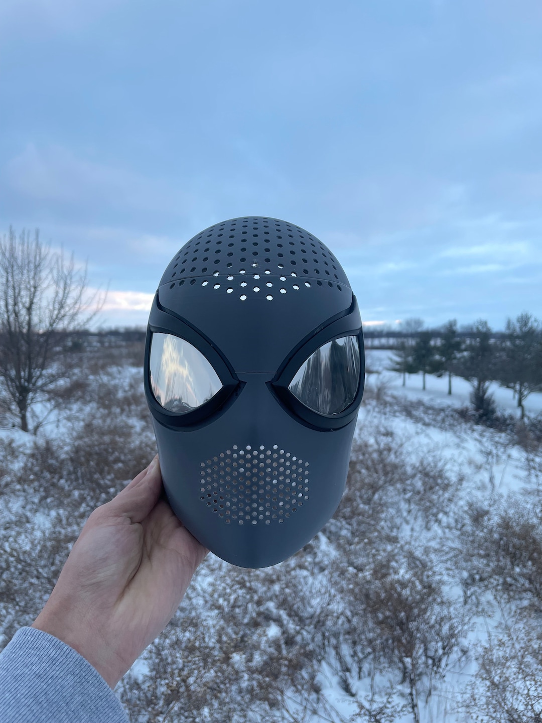 3D Printed Spider-man Faceshell - Etsy