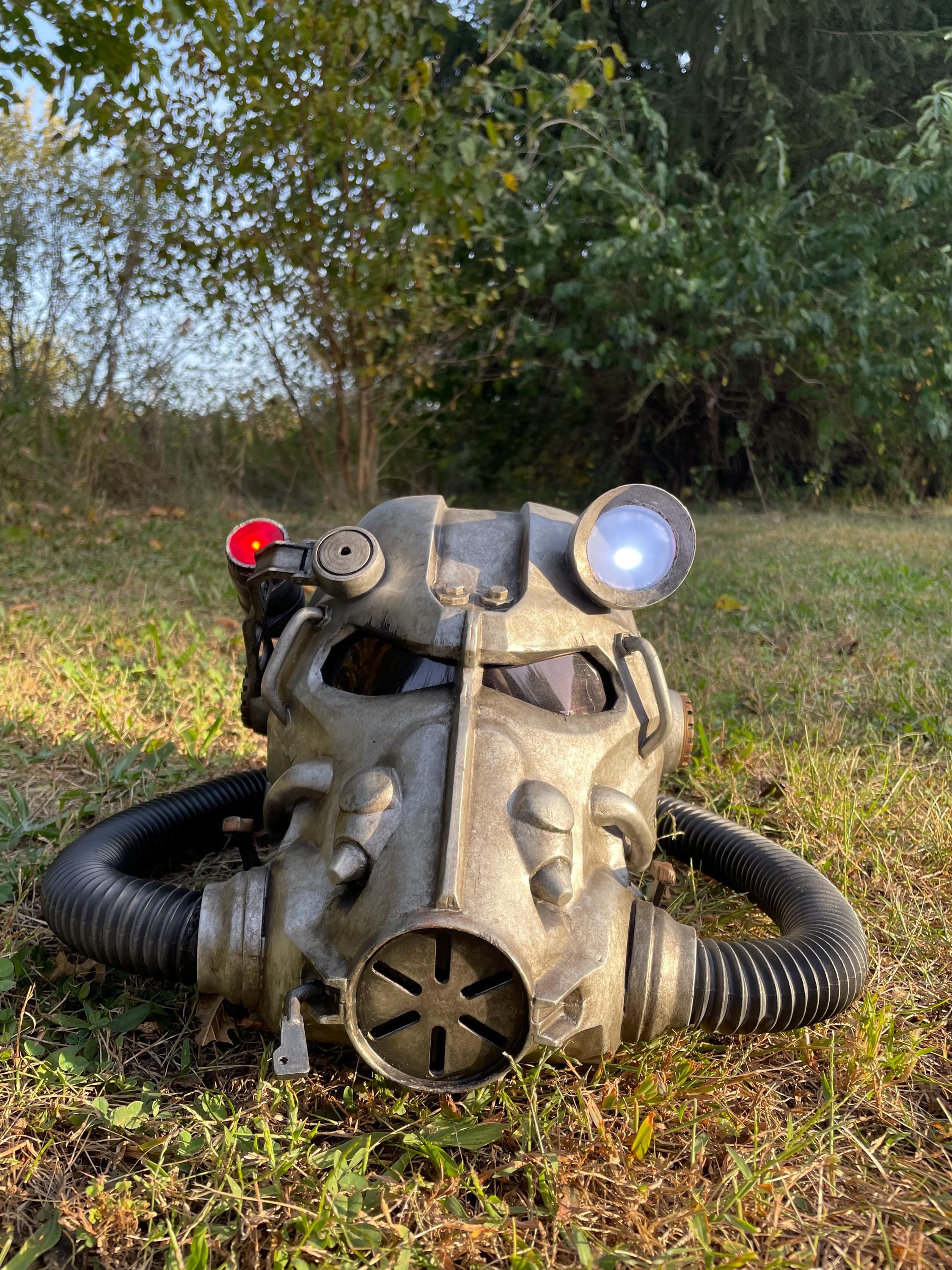 Fallout T-60 Power Armor Helmet – 3D Printed With Functional Lights - Etsy