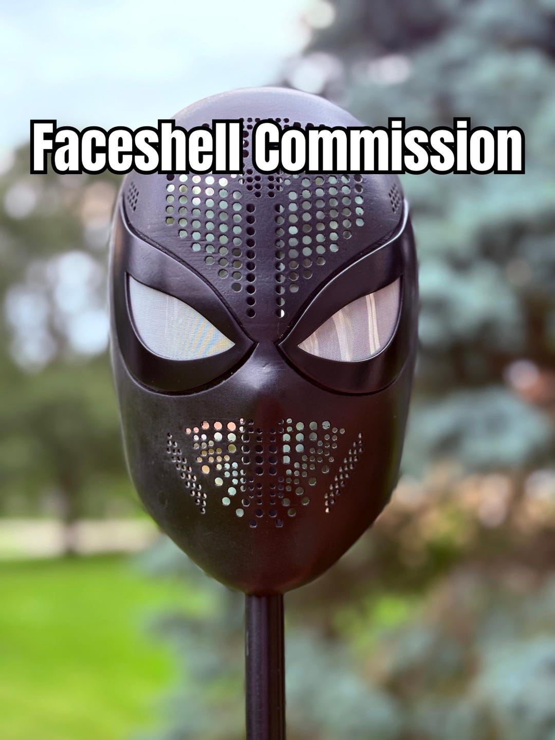 Spider-man Cosplay Face Shell Commission for PHYSICAL Item (READ ...