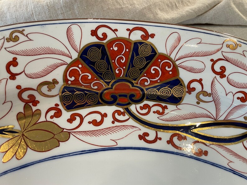 RARE FIND XL Antique Spode Imari Pattern 2283 Service / Banquet Platter ...
