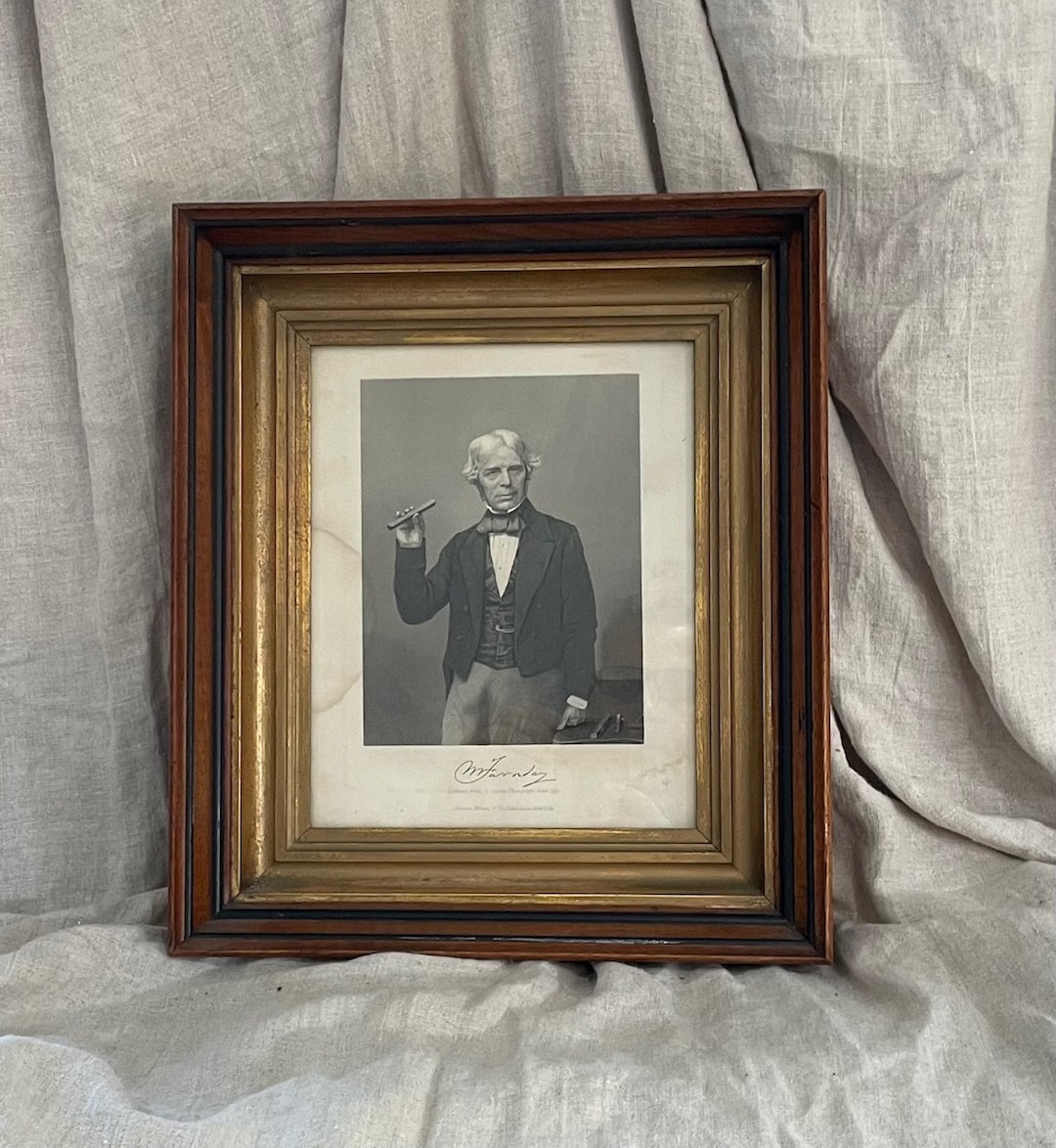 Antique Victorian Era Framed Lithograph - Etsy