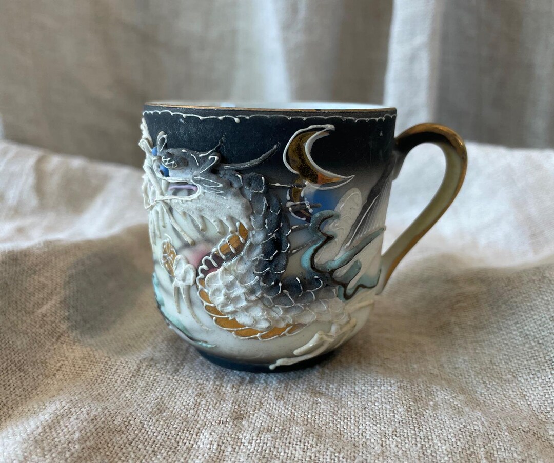 Antique / Vintage Japanese Dragon Ware Dragonware Demi Tasse Cup - Etsy